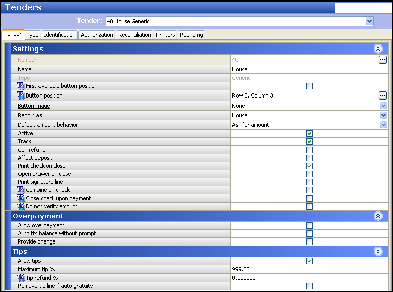 Aloha Digital Ordering | Creating and aligning tenders | NCR Docs
