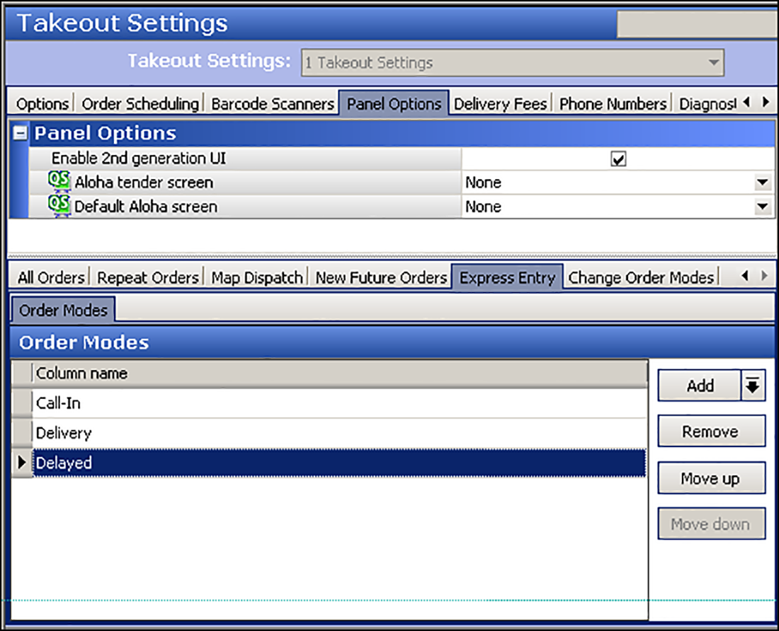 Aloha Takeout | Configuring deposits | NCR Docs